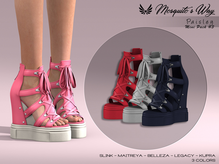 Second Life Marketplace Mw Paisley [ Minipack 3 ]